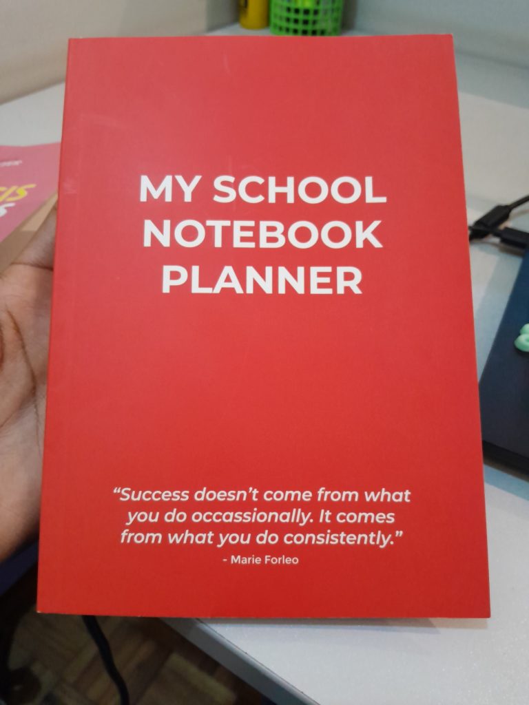 My school notebook planner - Book Saves Ltd